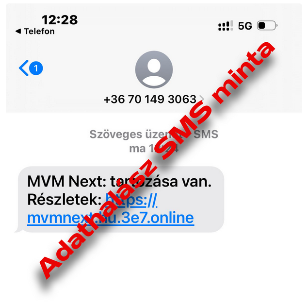 Tájékoztatás az MVM Next Energiakereskedelmi Zrt. nevével visszaélő SMS ...